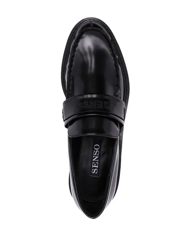 Senso Met I Calf Leather Loafers