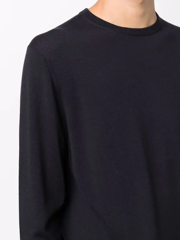 ALLUDE Fine-knit Virgin Wool Jumper - Blue