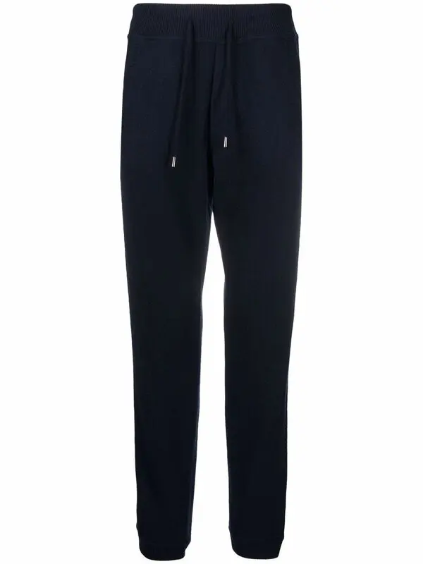 Bruno Manetti Drawstring-waist Wool Track Trousers