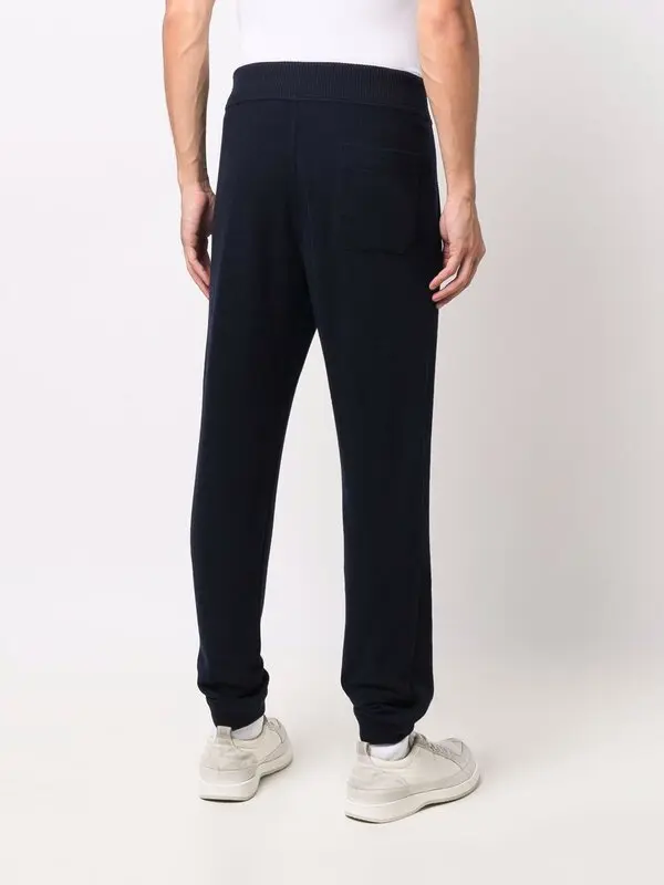 Bruno Manetti Drawstring-waist Wool Track Trousers