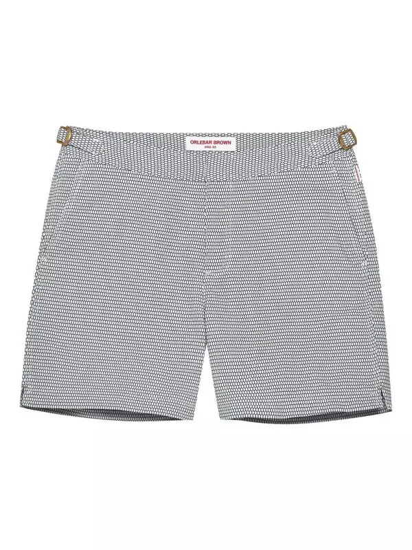 Orlebar Brown Jacquard Pattern Swim Shorts