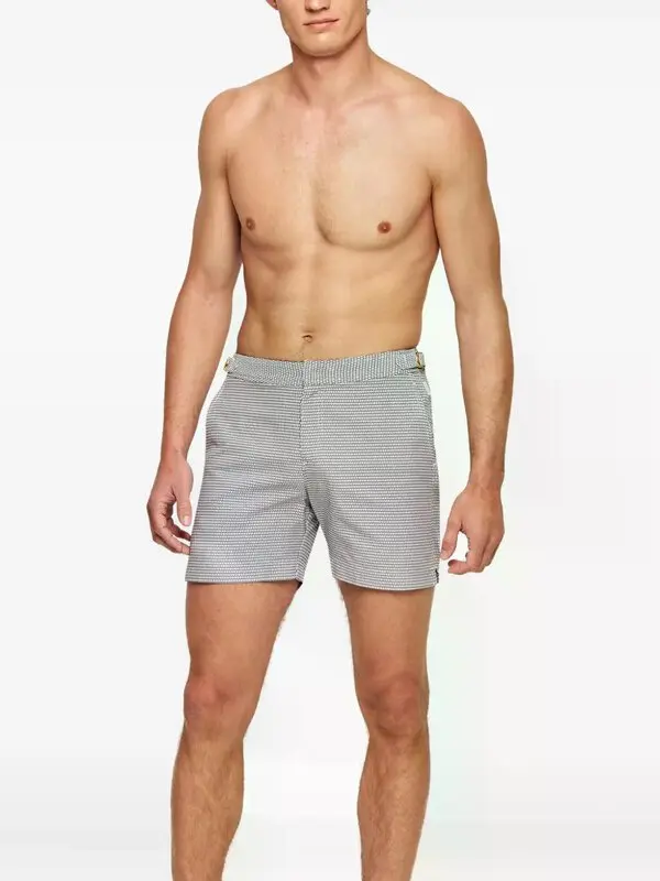 Orlebar Brown Jacquard Pattern Swim Shorts