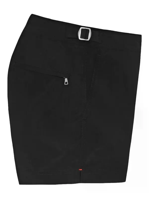 Orlebar Brown Springer Buckle-detail Swim Shorts - Black