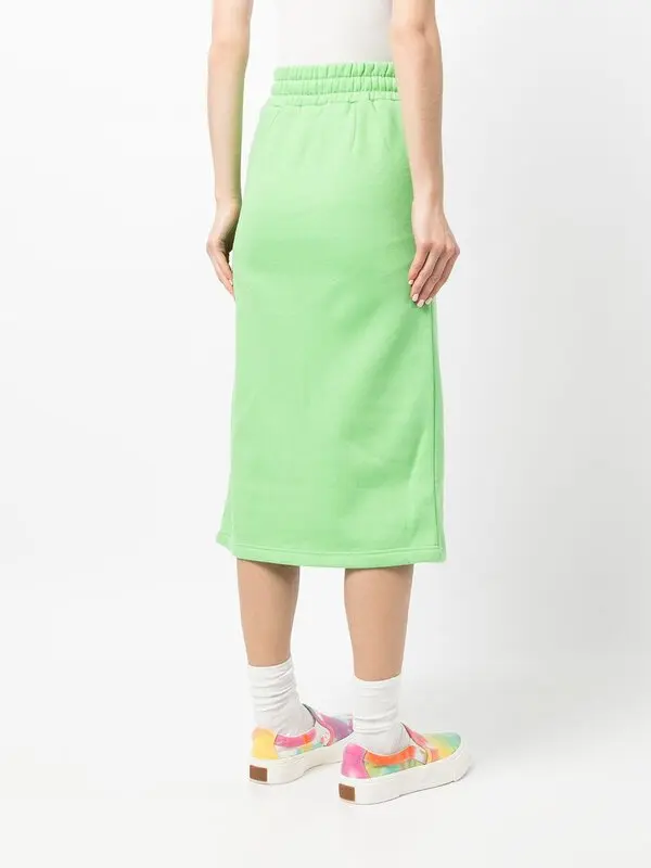 GOODBOY Logo-embroidered Jersey Midi Skirt - Green