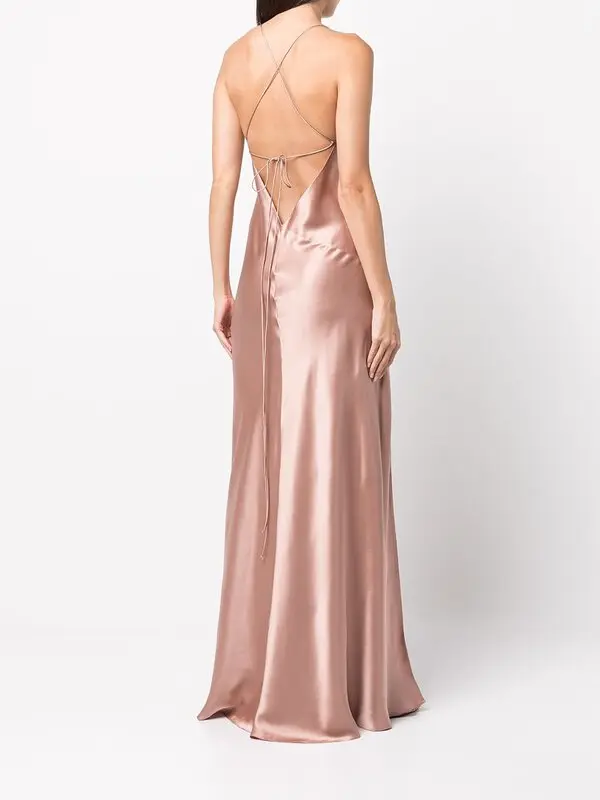 Michelle Mason Open-back Gown