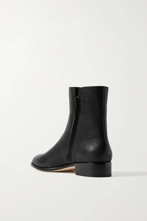 LOEFFLER RANDALL Ronnie Leather Ankle Boots