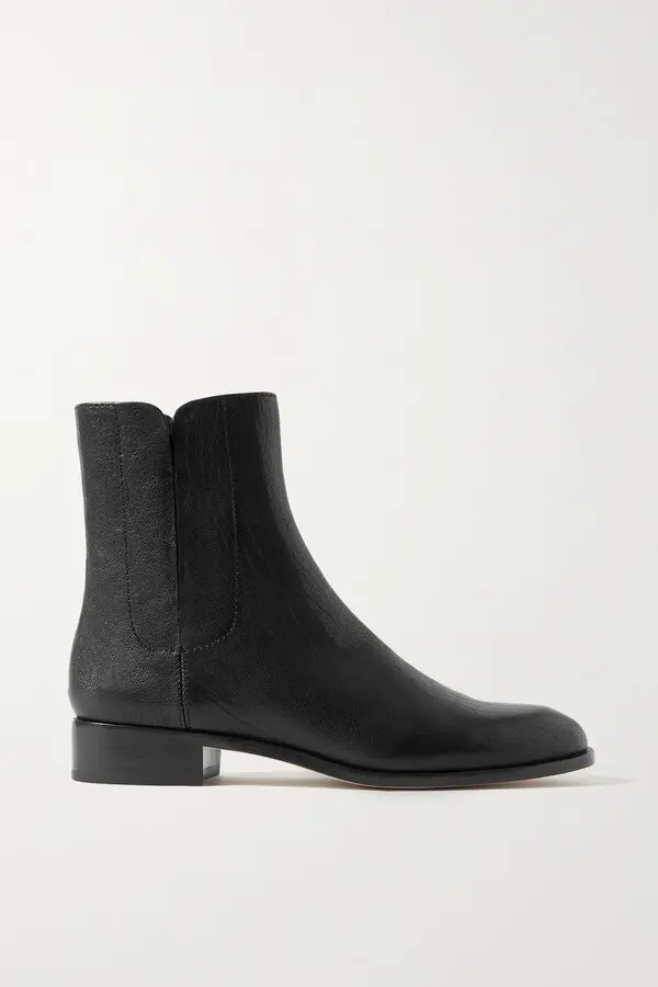 LOEFFLER RANDALL Ronnie Leather Ankle Boots