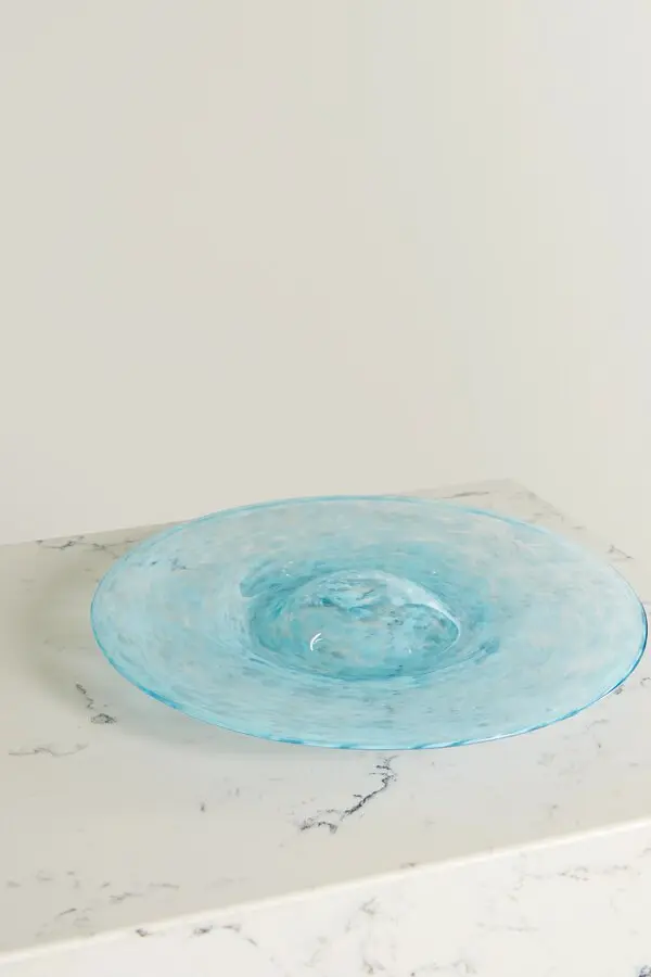 Vanderohe Curio Net Sustain Skimming Stone Platter - Blue