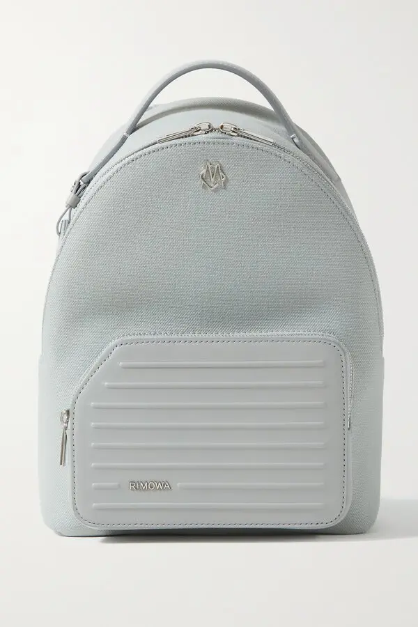 RIMOWA Never Still Small Webbing-trimmed Canvas And Leather Backpack