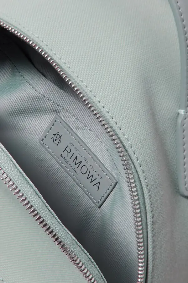 RIMOWA Never Still Small Webbing-trimmed Canvas And Leather Backpack