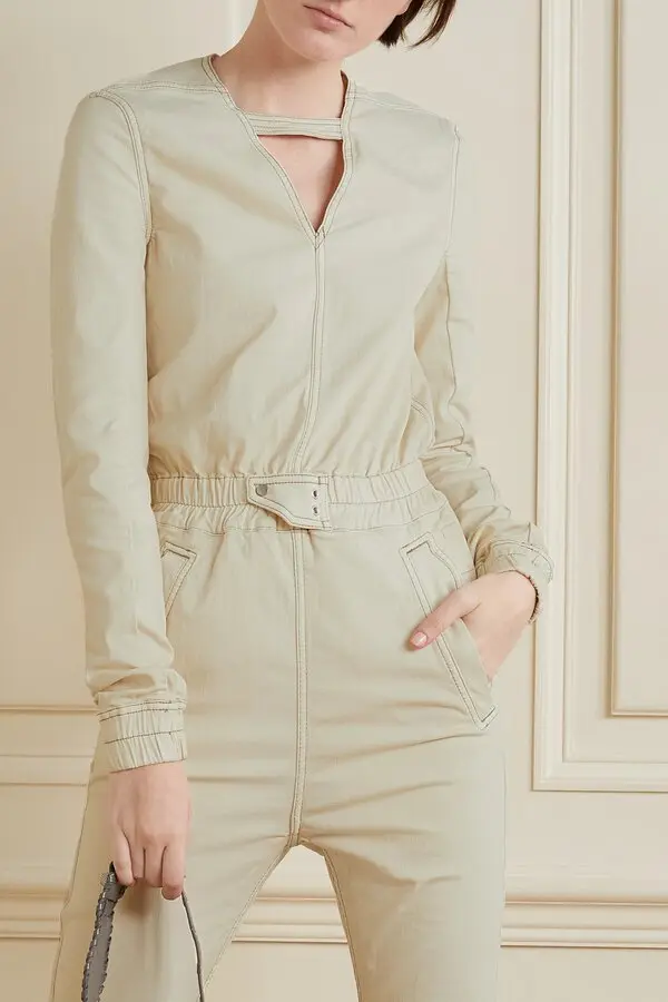 Rick Owens Cotton-blend Twill Jumpsuit