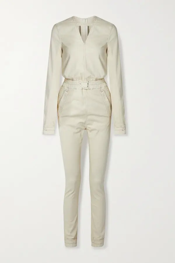 Rick Owens Cotton-blend Twill Jumpsuit