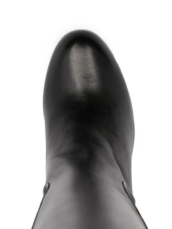 Ports 1961 Leather High Heel Over The Knee Boots
