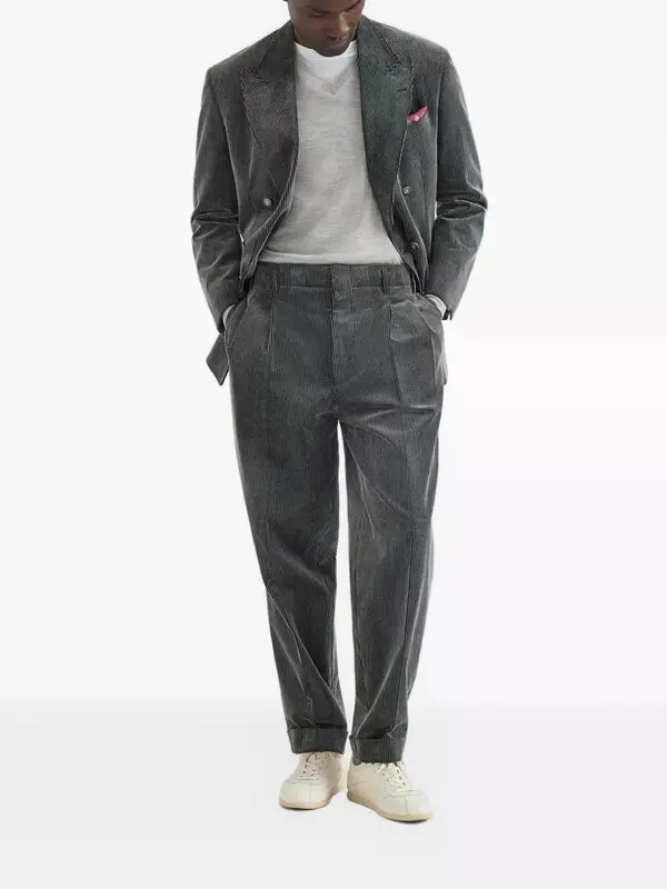 Brunello Cucinelli V-neck Jumper - Grey