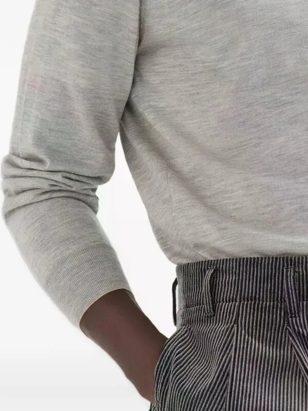 Brunello Cucinelli V-neck Jumper - Grey