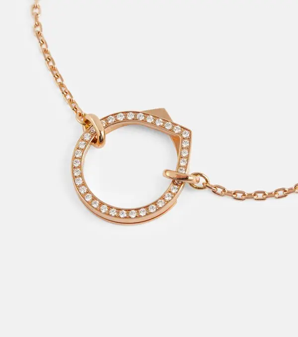 REPOSSI Antifer 18kt Rose Bracelet With Diamonds
