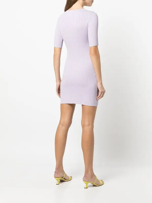 Lhd Samphire Knitted Dress - Purple