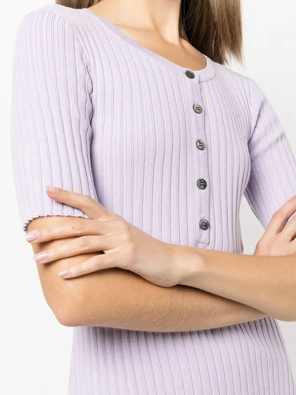 Lhd Samphire Knitted Dress - Purple