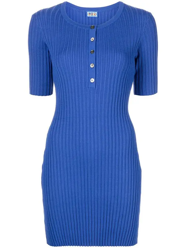Lhd Samphire Knitted Dress - Blue