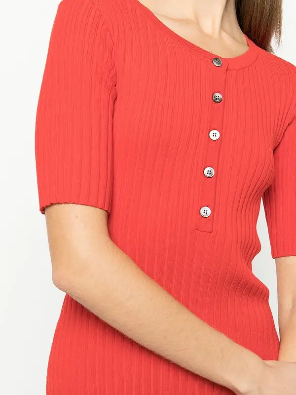Lhd Samphire Knitted Dress - Red