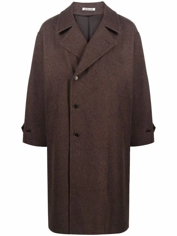 Auralee Double-breasted Wool Coat