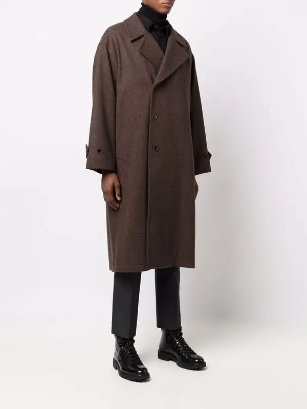 Auralee Double-breasted Wool Coat