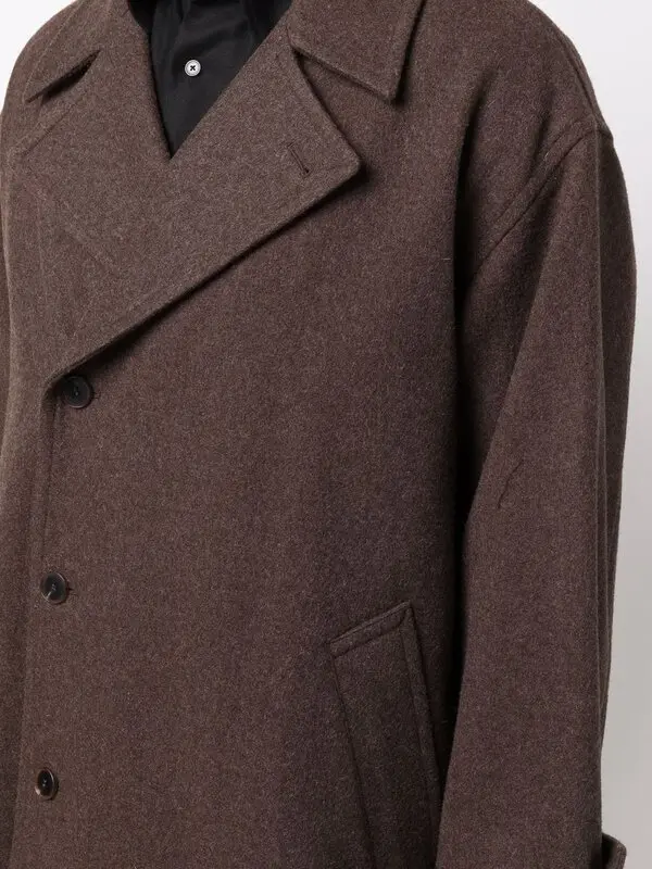 Auralee Double-breasted Wool Coat
