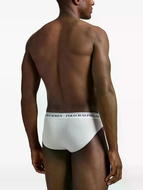 Polo Ralph Lauren Logo Waistband Briefs - White