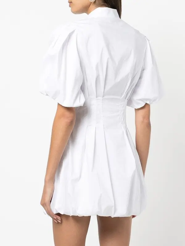 Simkhai Cleo Puffball Shirtdress