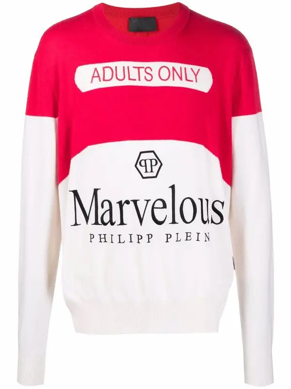 Philipp Plein Logo-print Cashmere Jumper