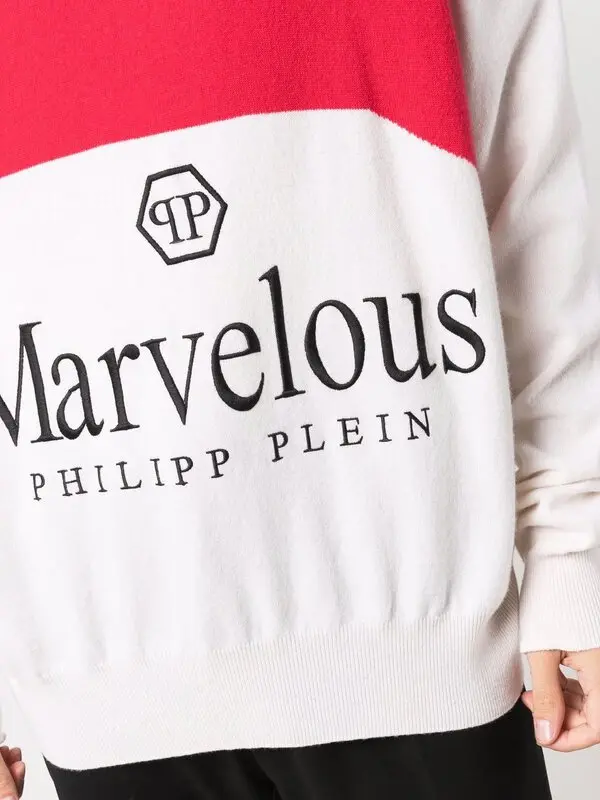 Philipp Plein Logo-print Cashmere Jumper