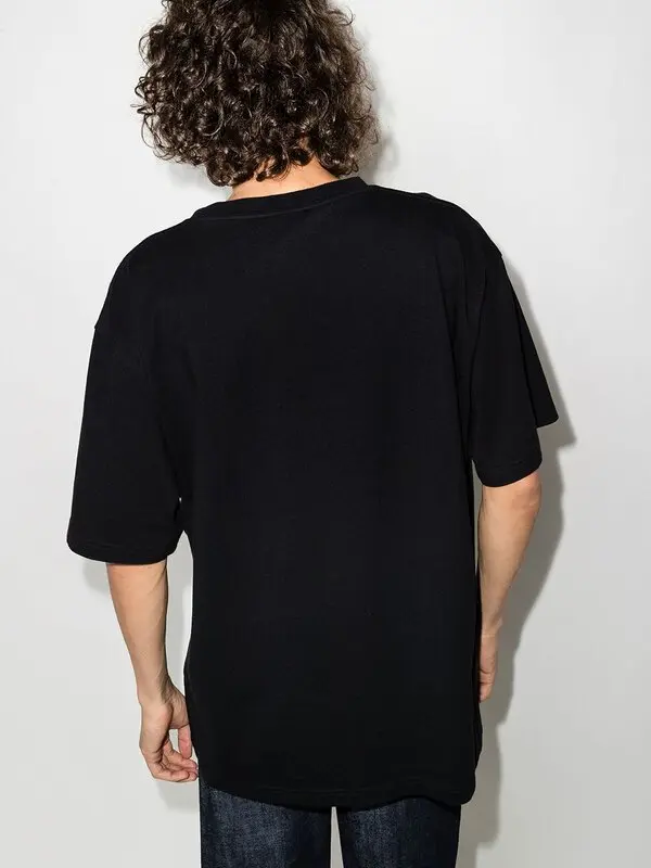 Jw Anderson Radish Print Short-Seeve T-Shirt In Black - 40% Off