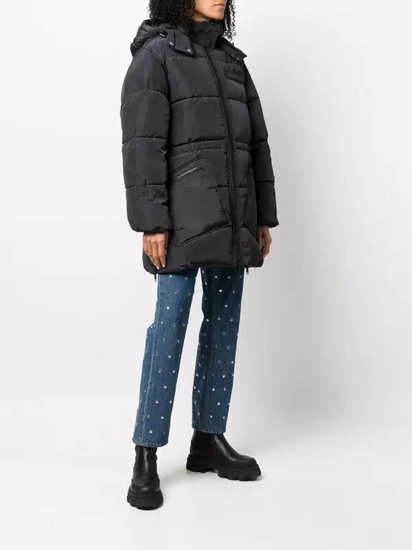 GANNI Oversize Midi Puffer Jacket