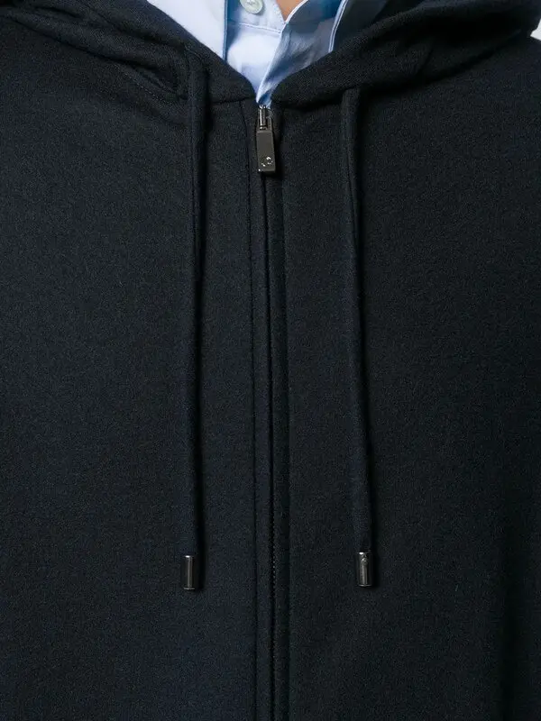Giorgio Armani Zip-up Wool Lightweight Jacket