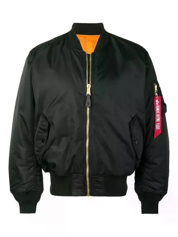 Alpha Industries Loose Fit Bomber Jacket - Black