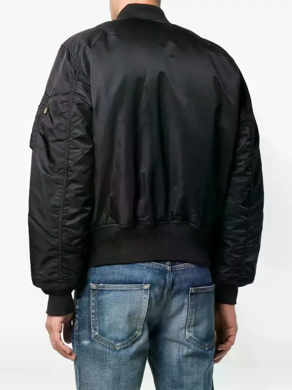 Alpha Industries Loose Fit Bomber Jacket - Black
