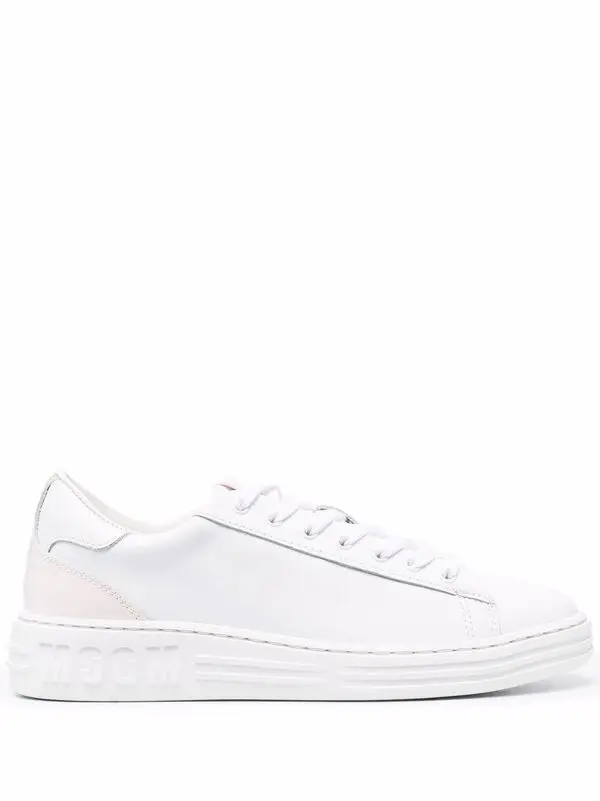 MSGM Debossed Logo Low-top Sneakers