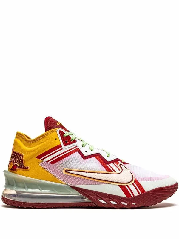 Nike X Mimi Plange Lebron 18 Low Higher Learning Sneakers - White