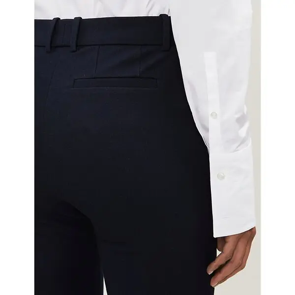 JOSEPH Coleman Stretch-gabardine Trousers - Navy