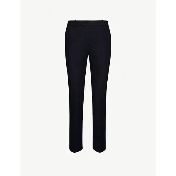 JOSEPH Coleman Stretch-gabardine Trousers - Navy