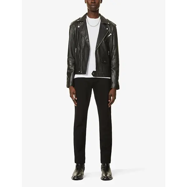 Paige Transcend Stafford Tapered Trousers - Black