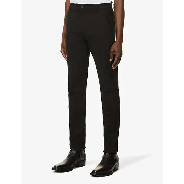 Paige Transcend Stafford Tapered Trousers - Black