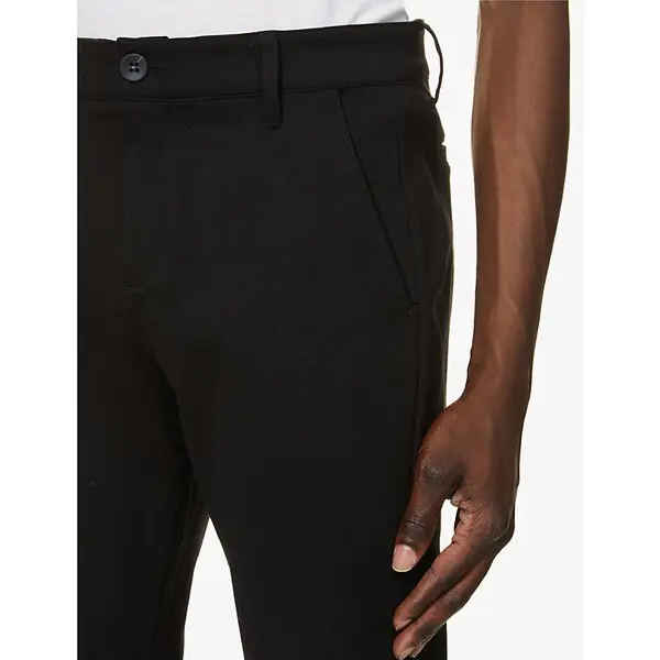 Paige Transcend Stafford Tapered Trousers - Black