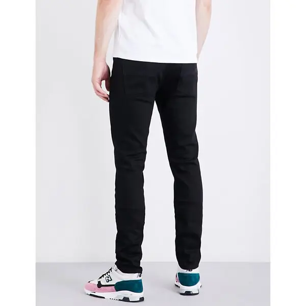 Nudie Jeans Lean Dean Slim-fit Tapered Jeans - Everblack