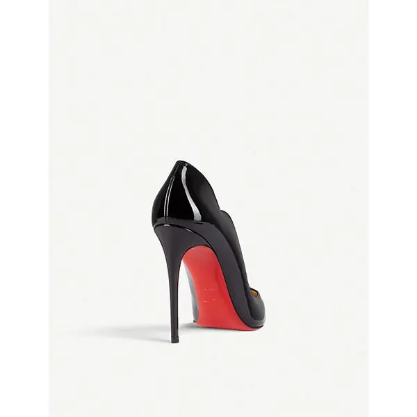 CHRISTIAN LOUBOUTIN Hot Chick 100 Patent-leather Courts - Black