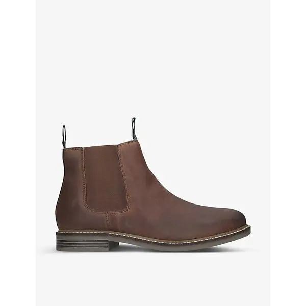 Barbour Farsley Leather Chelsea Boots - Tan