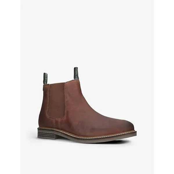 Barbour Farsley Leather Chelsea Boots - Tan