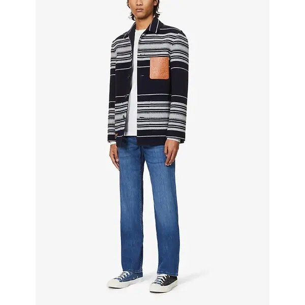 7 For All Mankind Regular-fit Straight-leg Stretch-denim Jeans