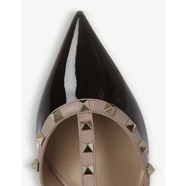 Valentino Garavani So Noir 65 Patent-leather Heeled Sandals
