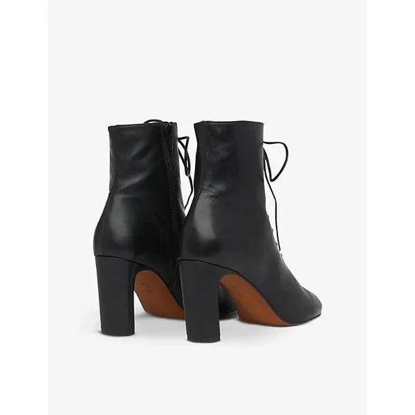 Whistles Dahlia Leather Lace-up Boots